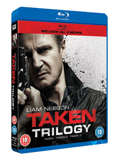 Taken Trilogy NEW Cult Blu-Ray 3-Disc Set Pierre Morel Liam Neeson ...